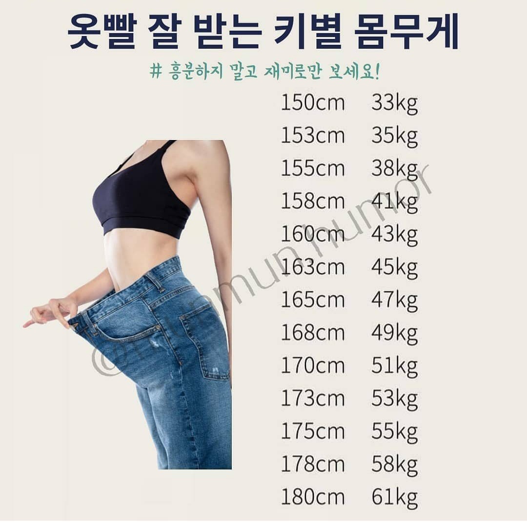 옷빨 잘어울리는 몸무게 jpg