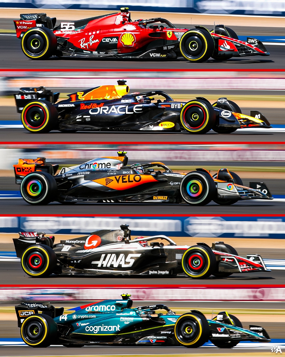 F1 차량들 특징