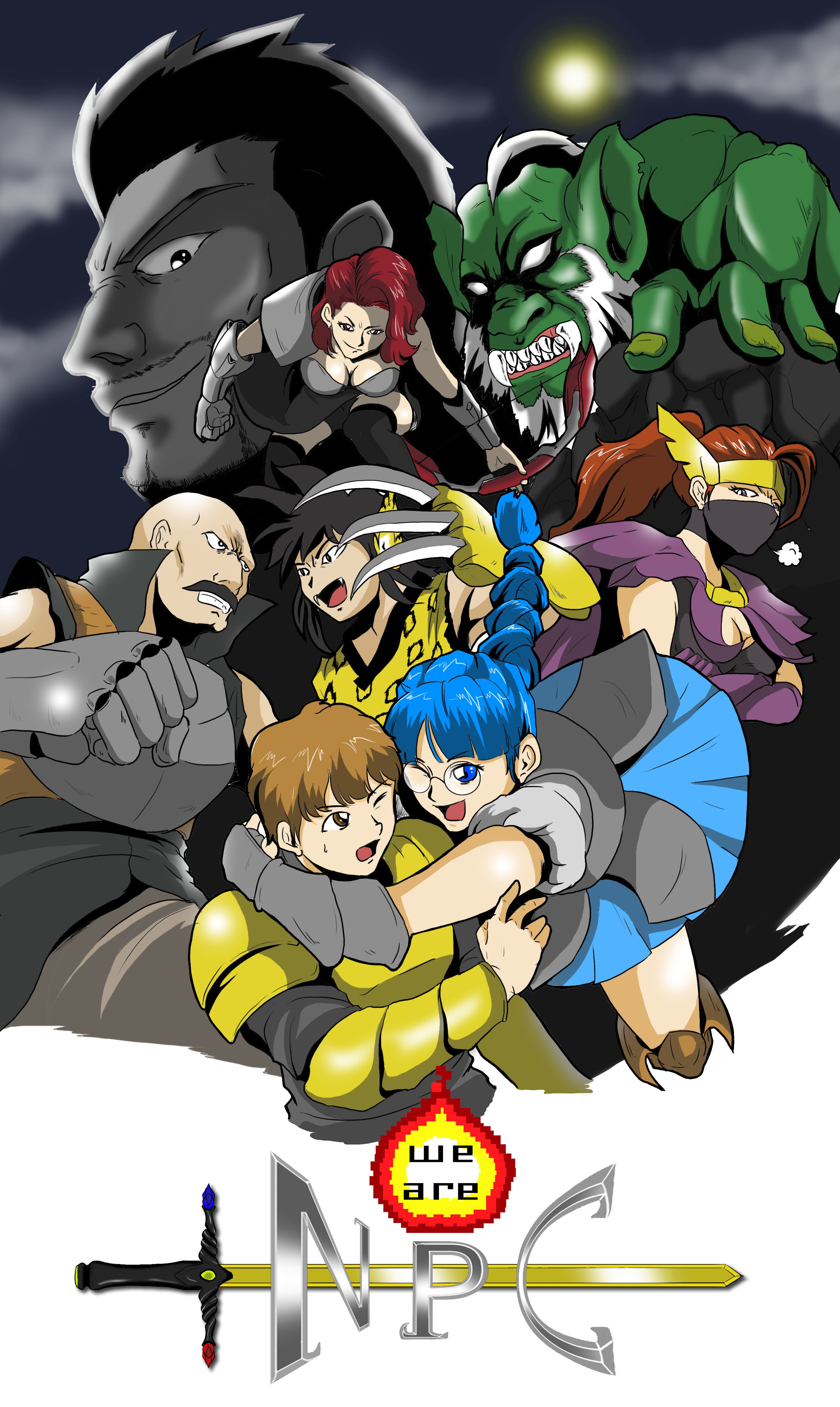 npc가 주인공인 만화