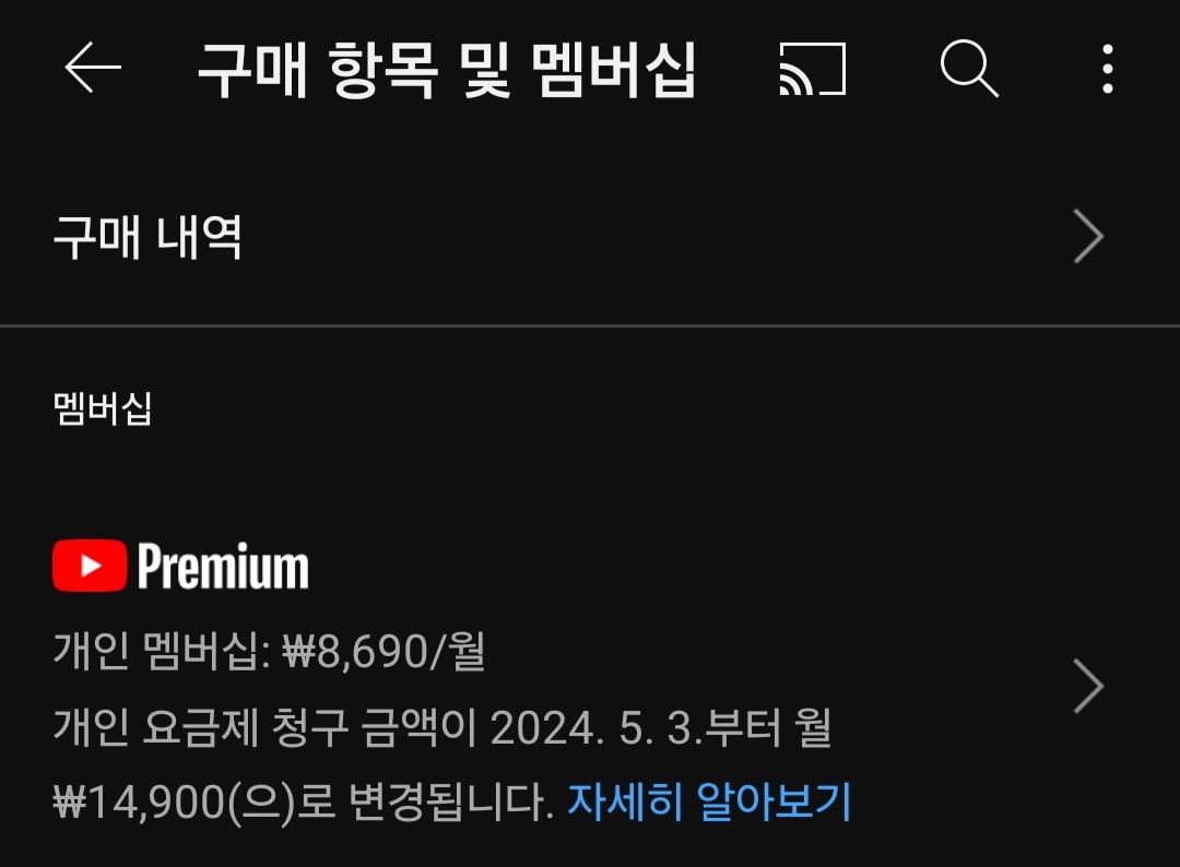 혹시 kt ott구독으로 유튜브 프리미엄 보는 사람 있어?