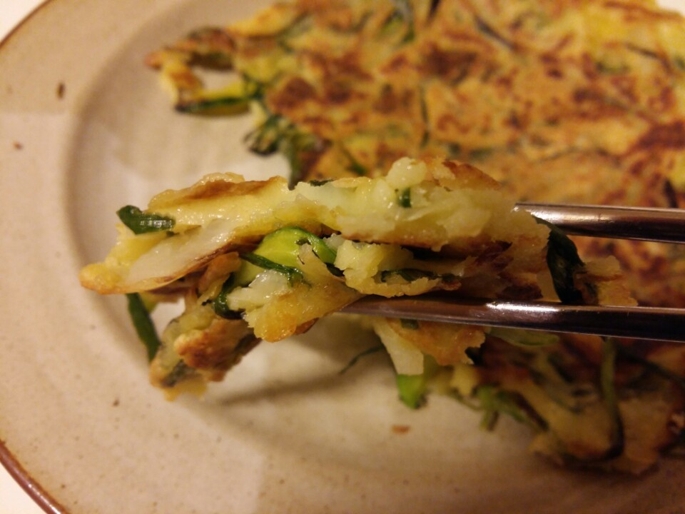 부침개에 막걸리