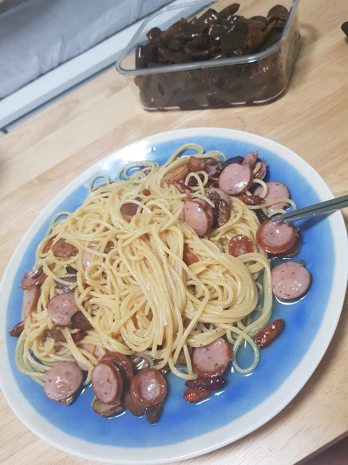 소세지 알리오 올리오