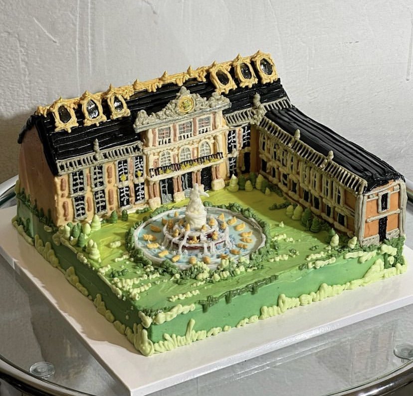 주문한 케이크 도안 250% 실현해준 케이크 가게