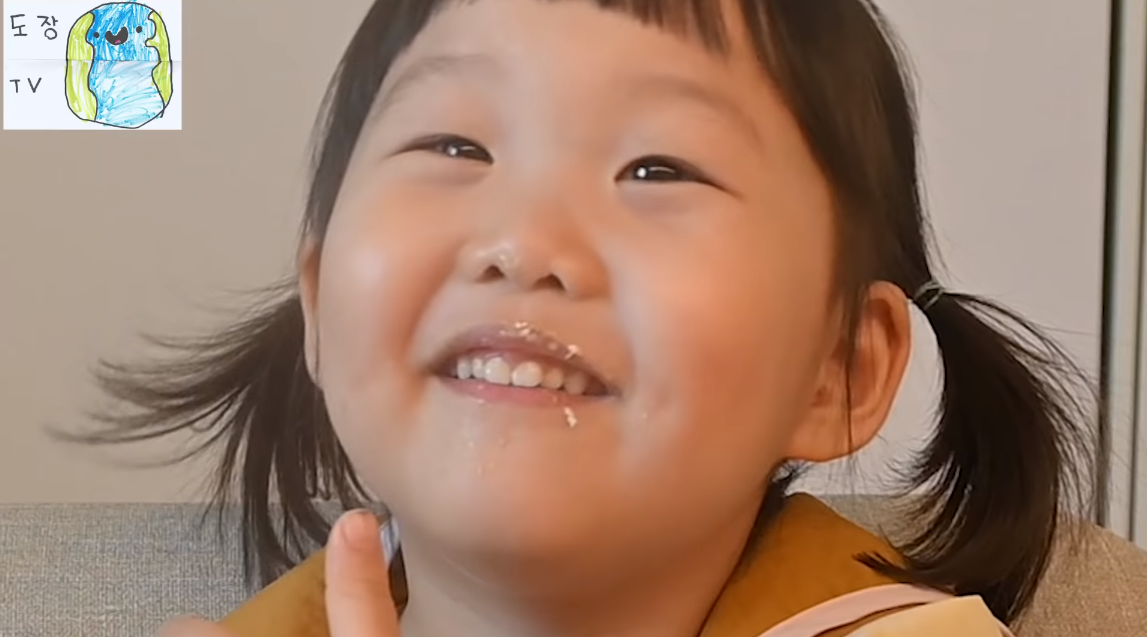 유치원에서 힘든거 없냐고 물었을 때 도하영양의 반응