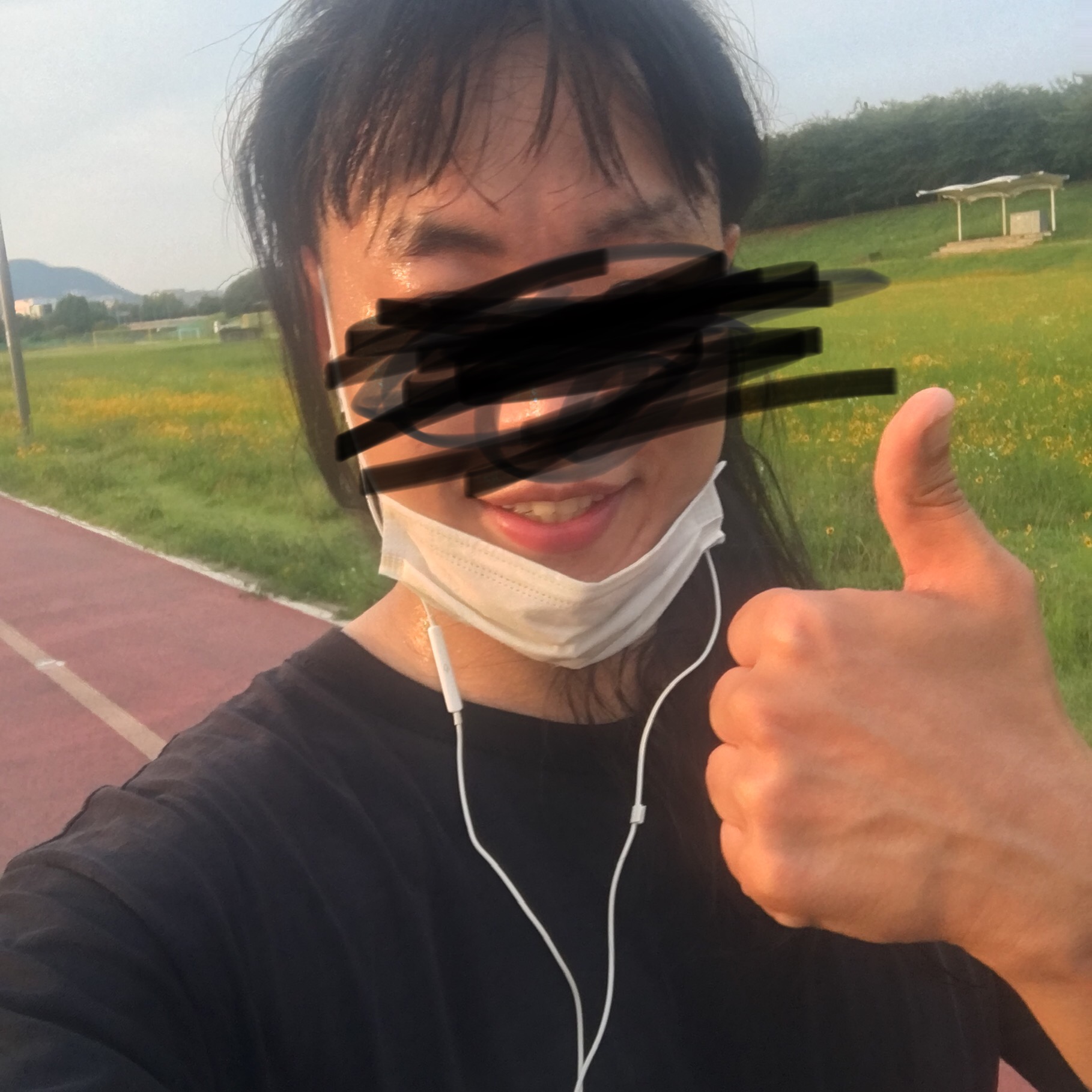 오랜만에 모닝 런닝 조지고옴