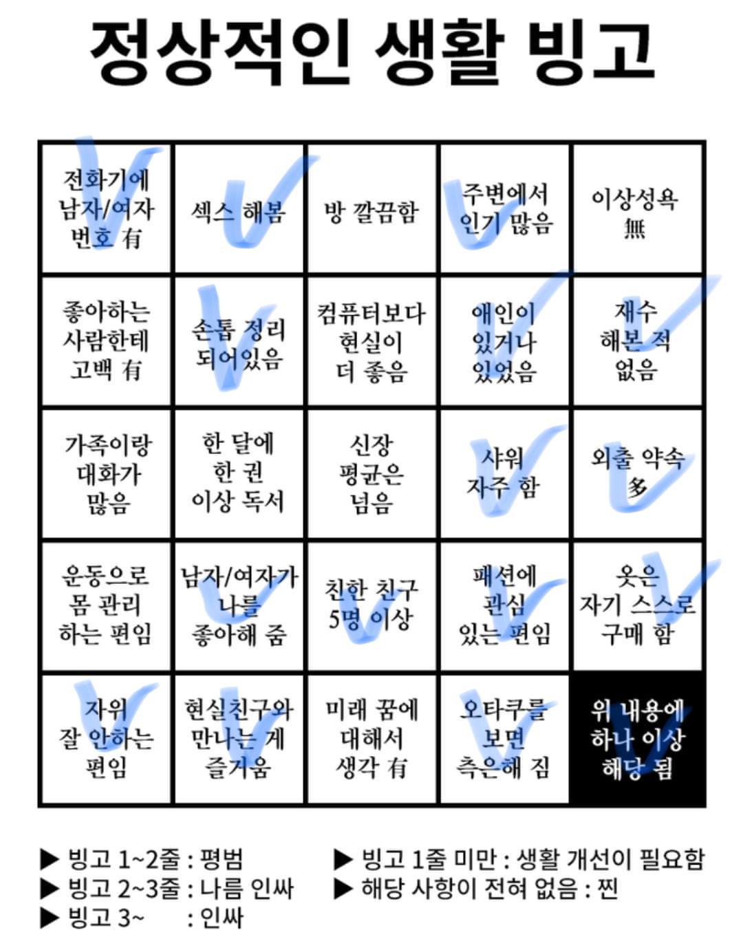 빙고 생활 개선 필요.....