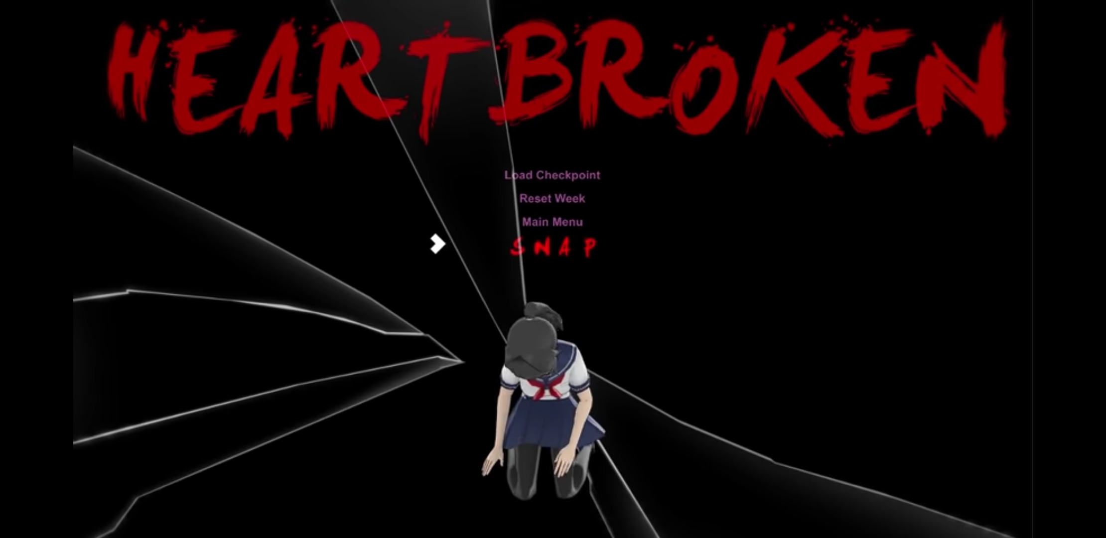 하드 얀데레 게임 SNAP모드 나왔더라