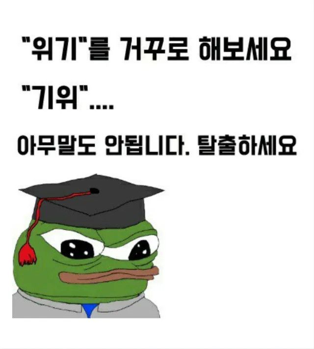 연말 웃대인 모습