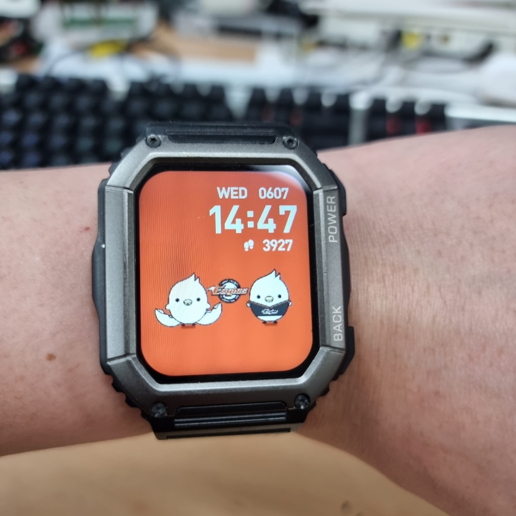 직관기념 워치 페이스 바꿈