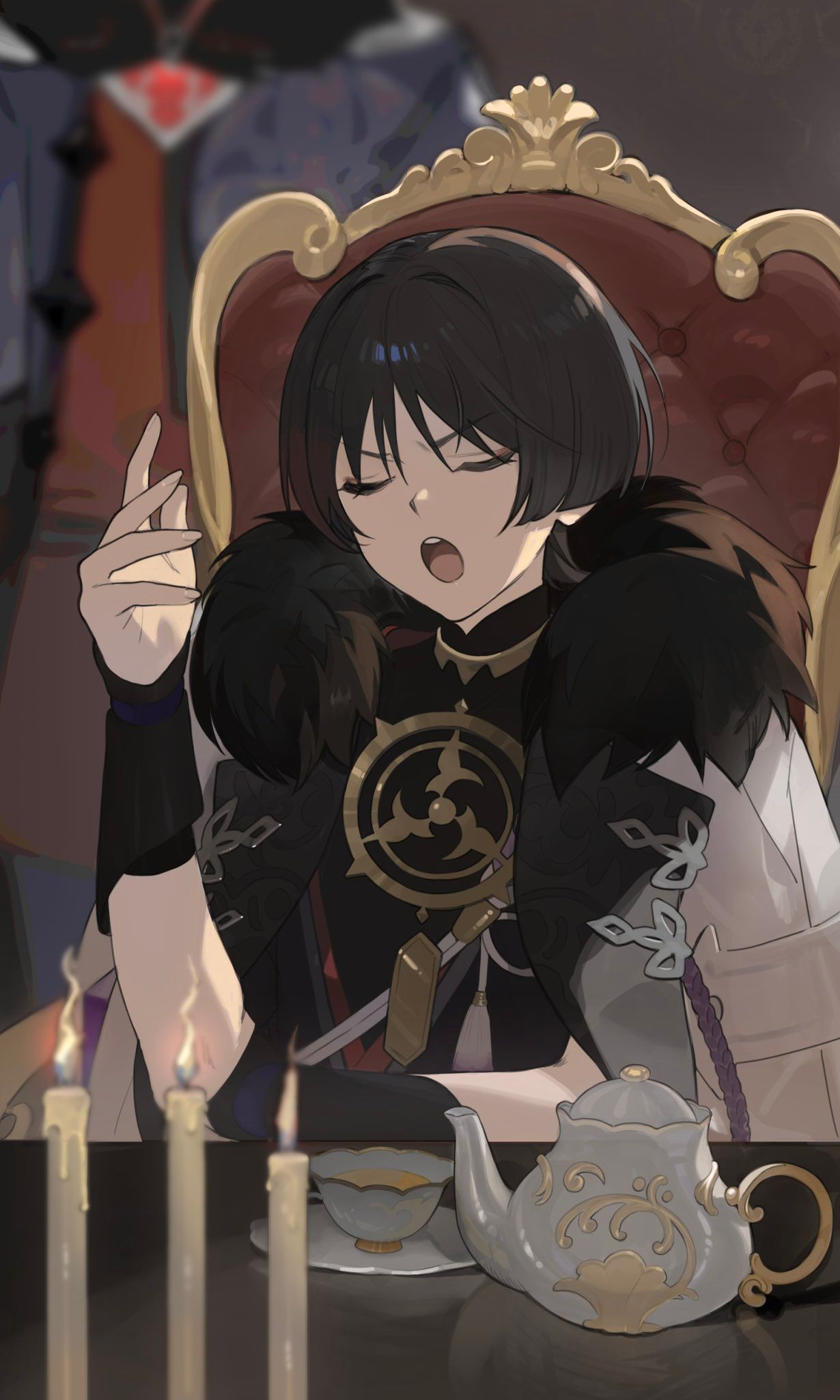 원신 방랑자 생일 짤, 만화