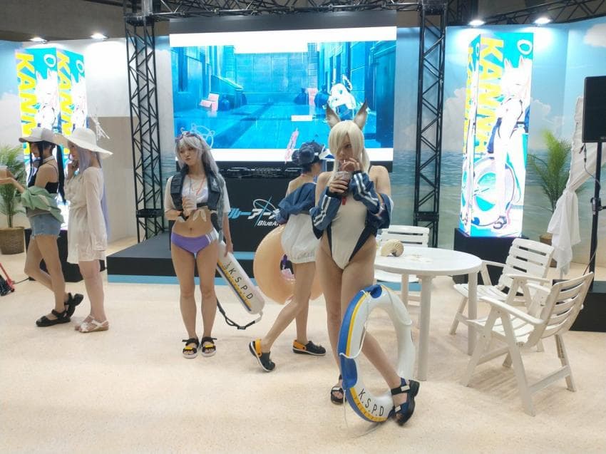 블루아카 C104 요스타 공식 코스어들