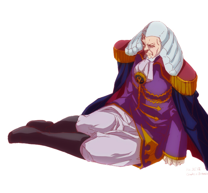 요염하게 앉아있는 샤를