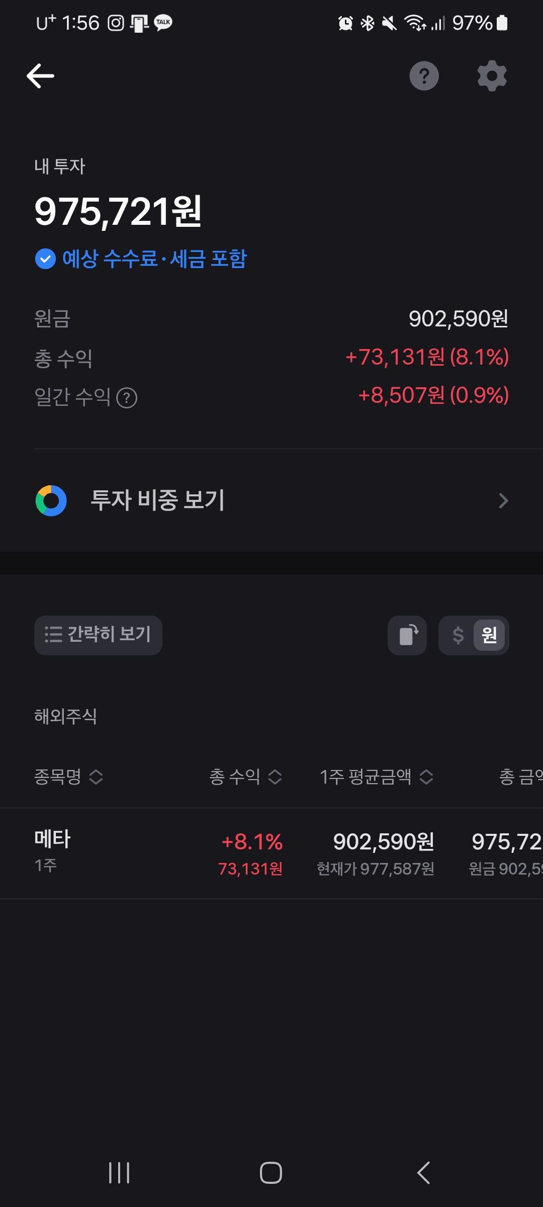 대폭락장에서 겨우 버틴 사람...