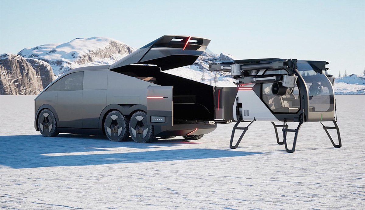 사람이 타고 다니는 드론